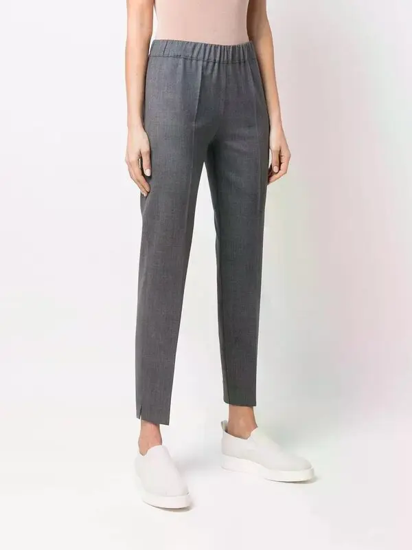 D.exterior Drawstring Wool Trousers
