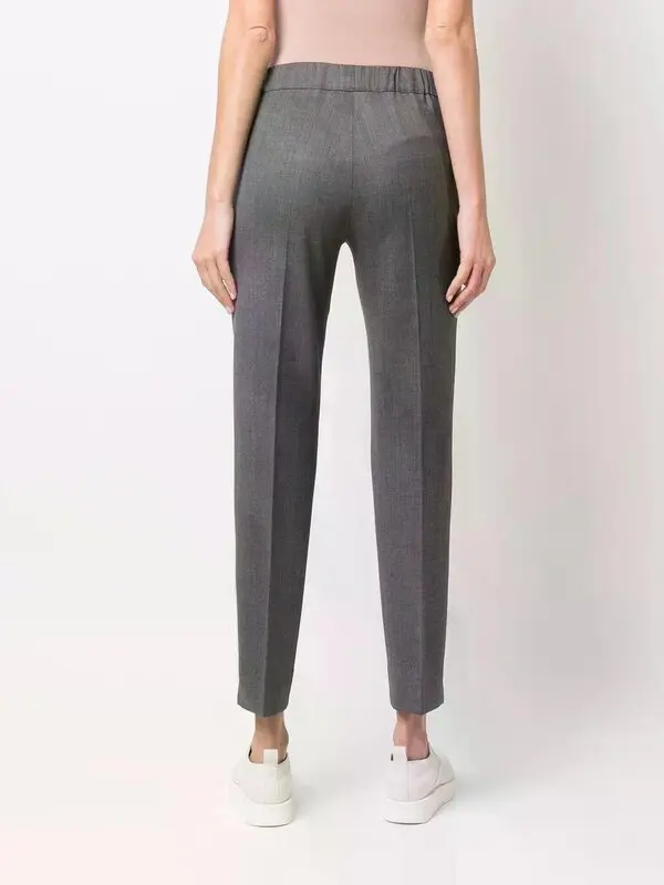 D.exterior Drawstring Wool Trousers