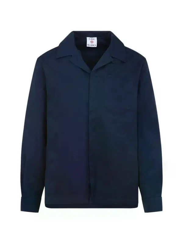 Casablanca Monogram Pocket Shirt - Blue