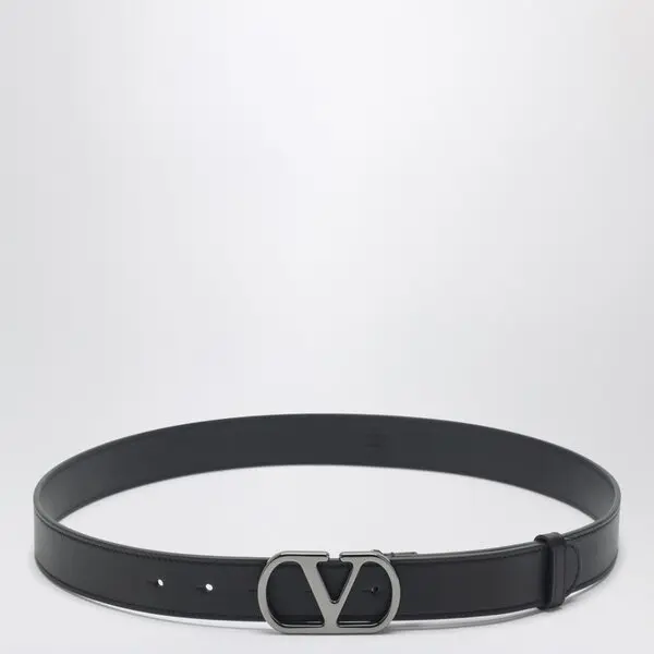 Valentino Garavani Vlogo Signature Belt - Black