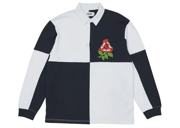 PALACE Rugger Bugger Rugby - White/navy Blue