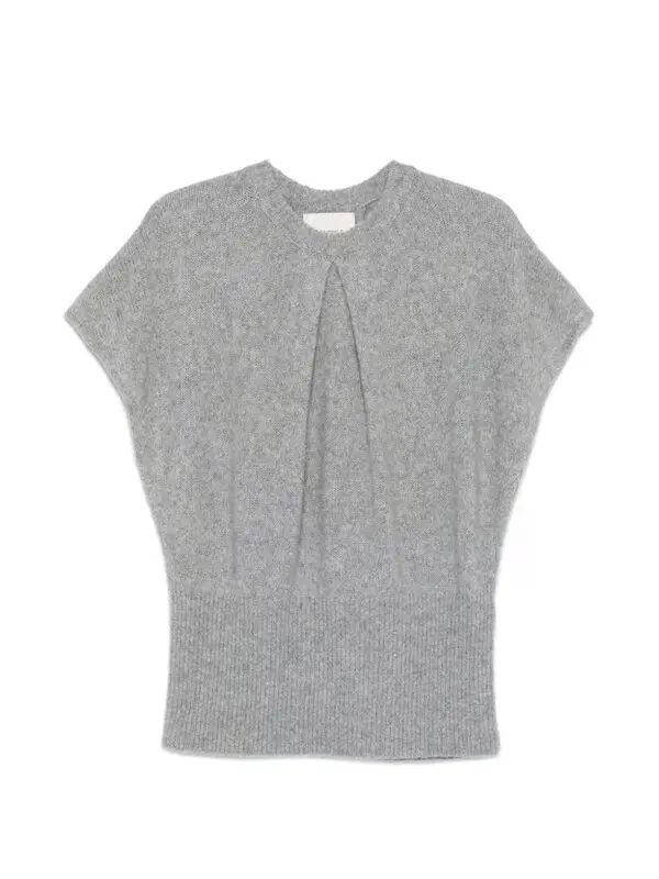LISA YANG Annelie Pleated Sweater