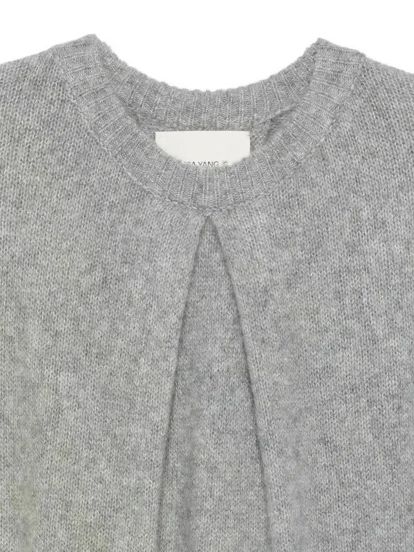 LISA YANG Annelie Pleated Sweater