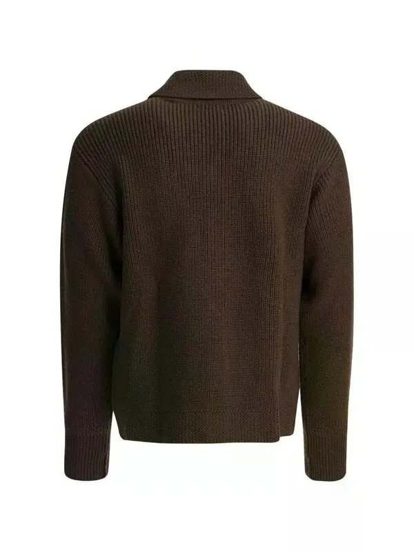 HUMAN MADE Spread-collar Button-up Cardigan - Brown