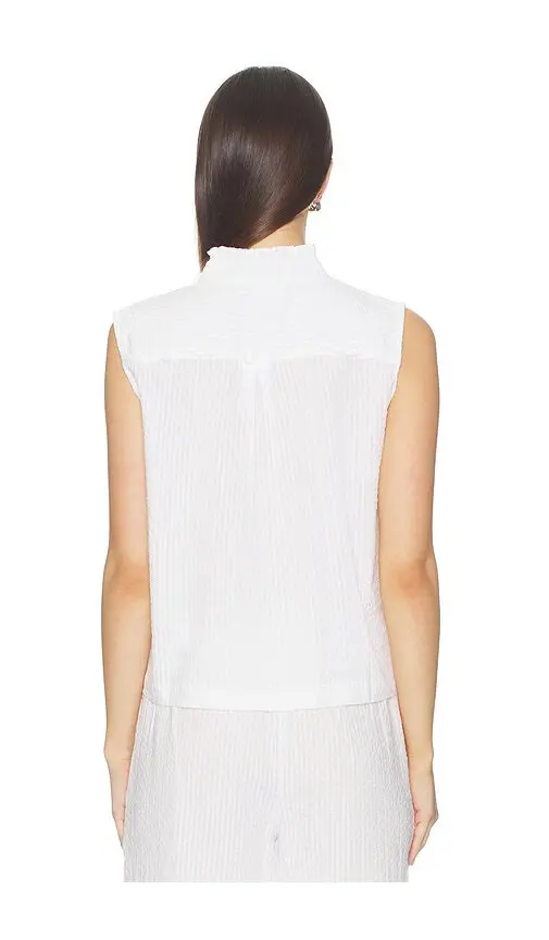 BOBI Pintuck Sleeveless Top