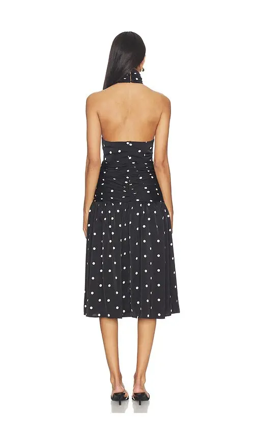 MORE TO COME Carmina Halter Midi Dress