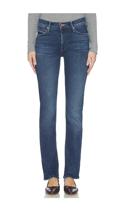 MOTHER The Mid Rise Dazzler Skimp Jeans - Blue
