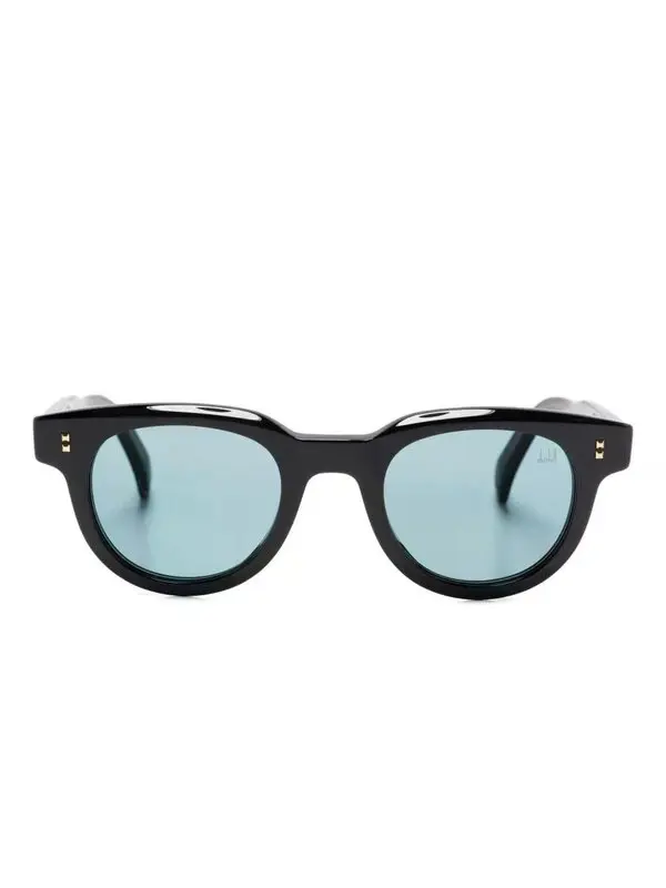 Dunhill Round-frame Acetate Sunglasses - Black
