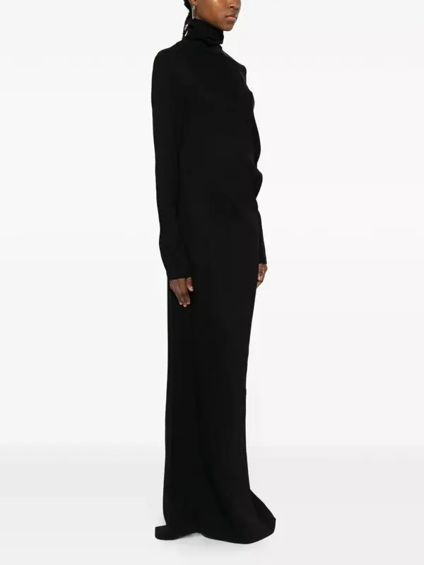 TOTEME Twist Long-sleeve Maxi Dress