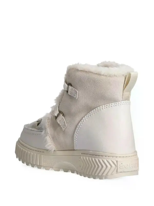 Sorel Faux-fur Trim Lace-up Boots