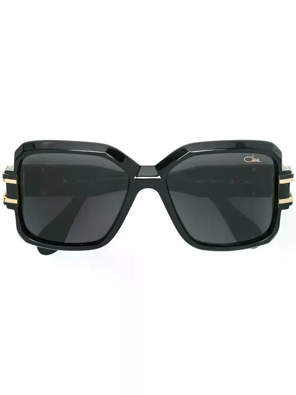 Cazal Oversized Square Frame Sunglasses - Black