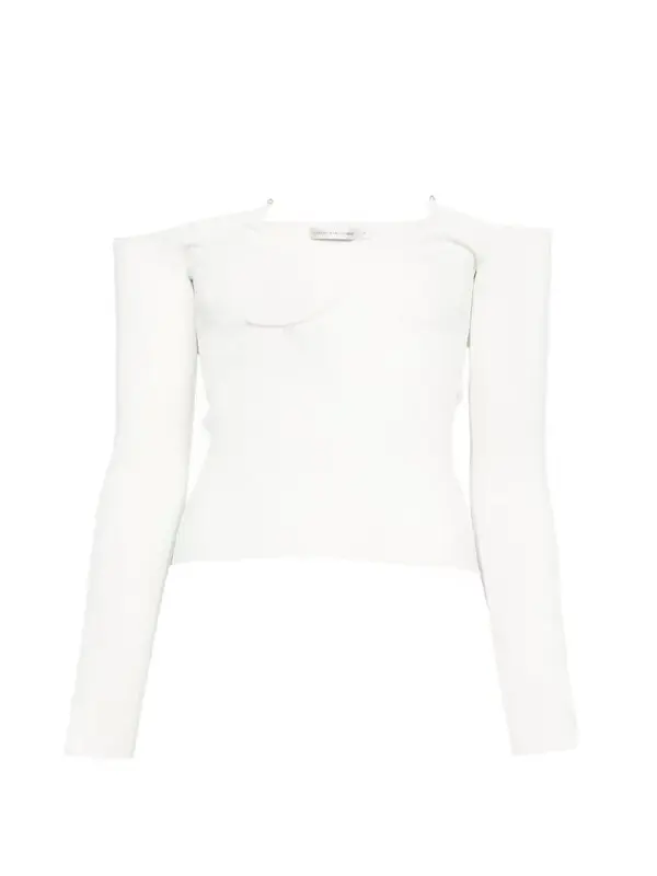Christopher Esber Long-sleeve Top - White