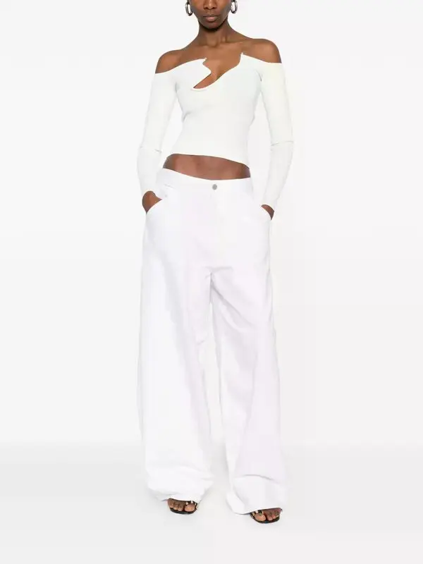 Christopher Esber Long-sleeve Top - White