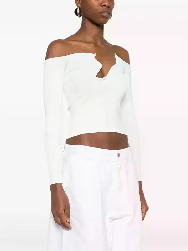 Christopher Esber Long-sleeve Top - White