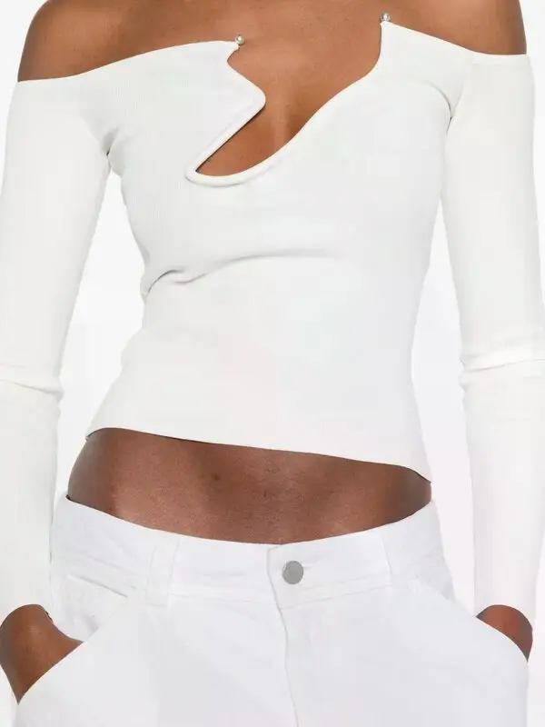 Christopher Esber Long-sleeve Top - White