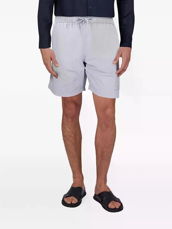 Paul & Shark Logo-embroidered Swim Shorts