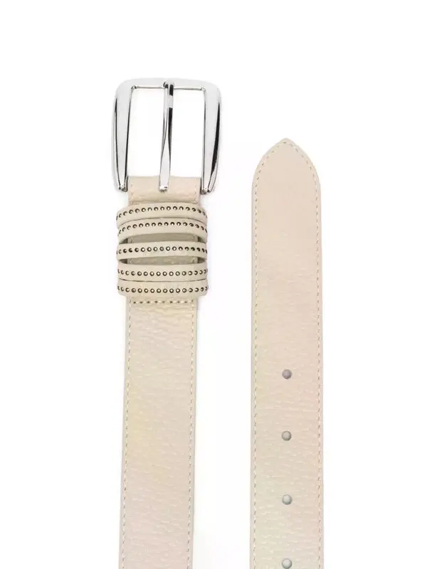 Peserico Textured-leather Belt