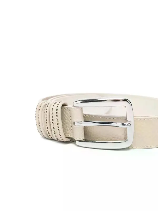 Peserico Textured-leather Belt