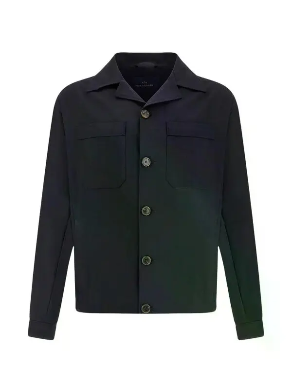 Paul & Shark Pocket Overshirt - Blue