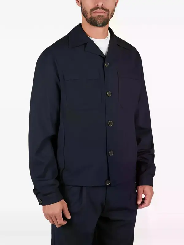 Paul & Shark Pocket Overshirt - Blue