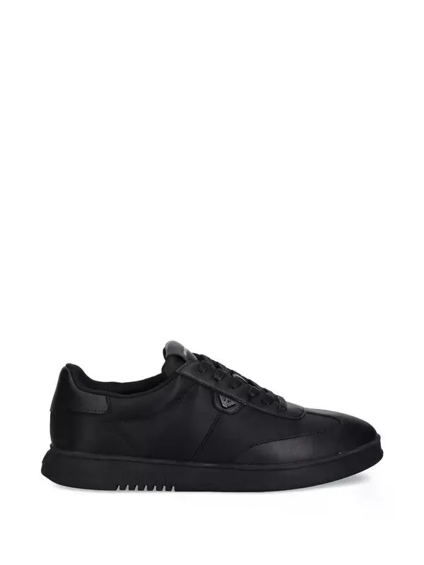 Emporio Armani Logo-plaque Panelled Sneakers