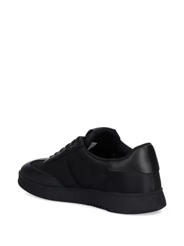 Emporio Armani Logo-plaque Panelled Sneakers