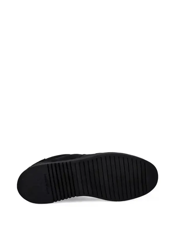 Emporio Armani Logo-plaque Panelled Sneakers