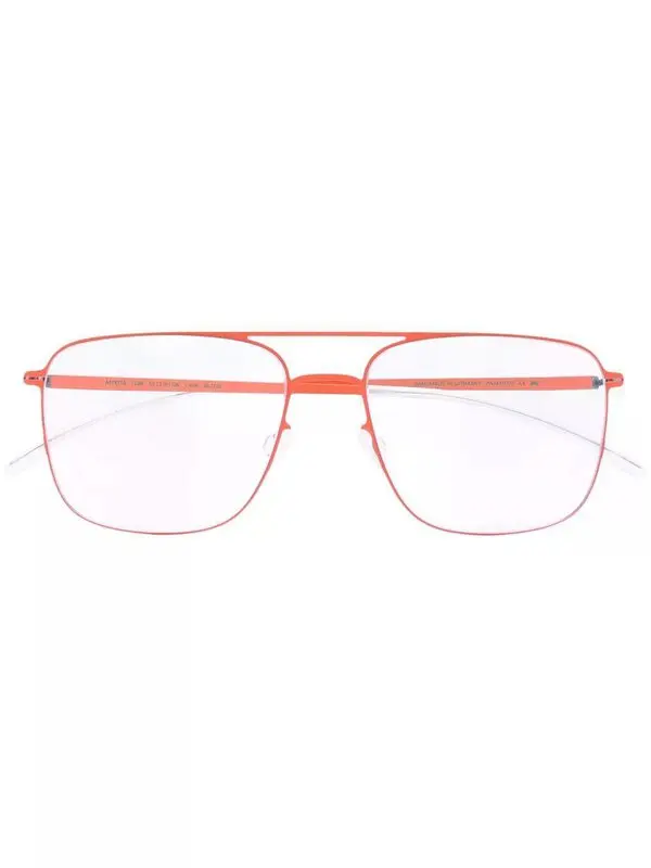 Mykita Square-frame Glasses - Orange