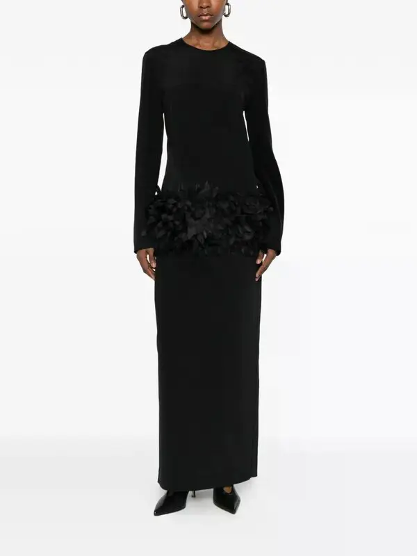 TOTEME Petal-detail Maxi Dress