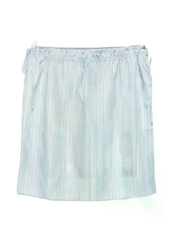 TOTEME Striped Mini Skirt - Blue