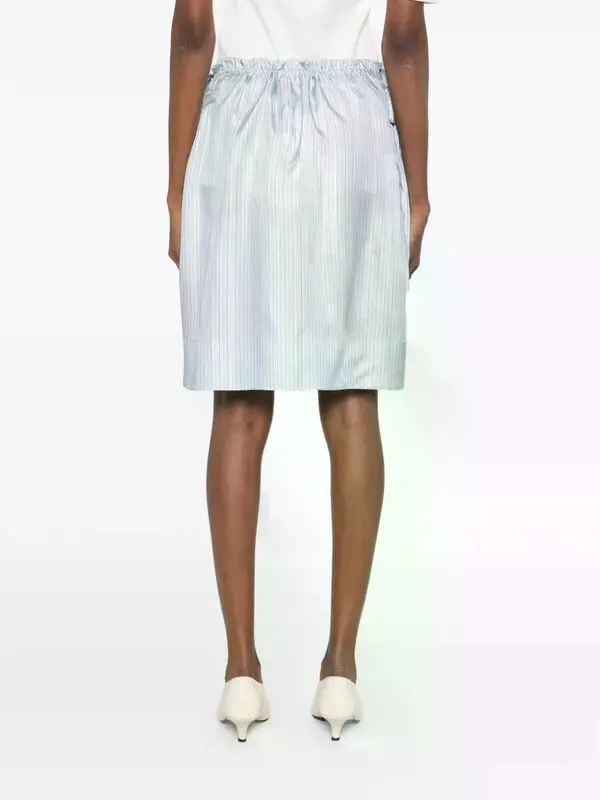 TOTEME Striped Mini Skirt - Blue