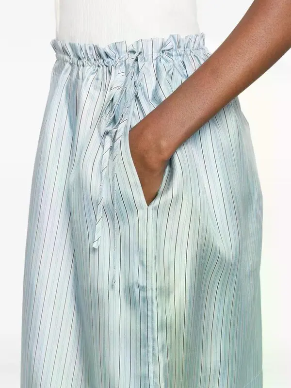 TOTEME Striped Mini Skirt - Blue