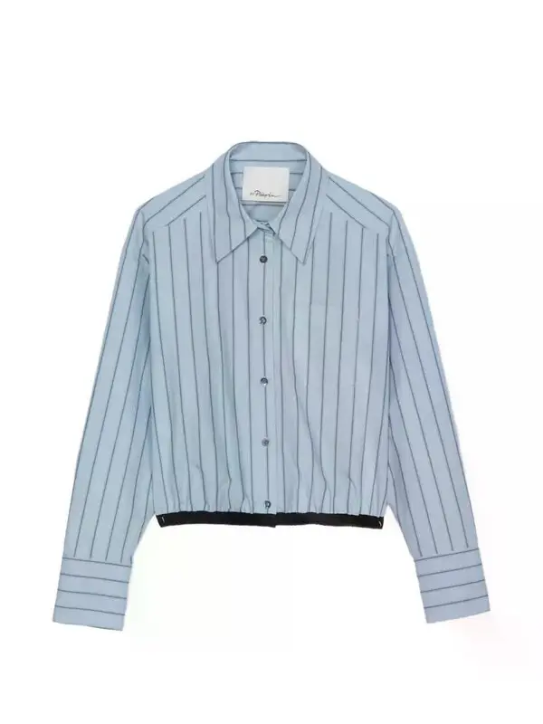 3.1 Phillip Lim Striped Button-down Shirt - Blue
