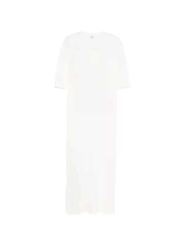 TOTEME Merino Knit Maxi Dress - Neutrals