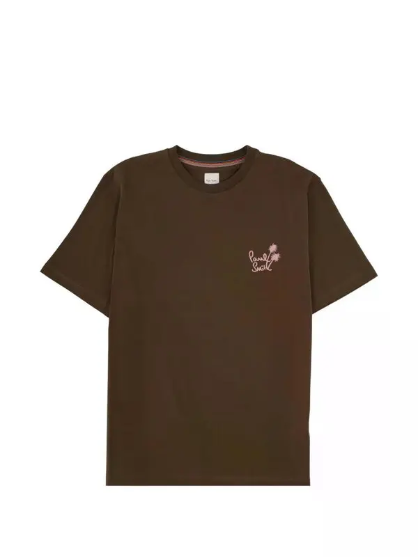 Paul Smith Logo Detail T-shirt - Brown