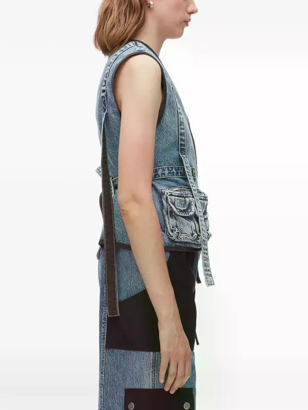 3.1 Phillip Lim Front-pocket Denim Vest