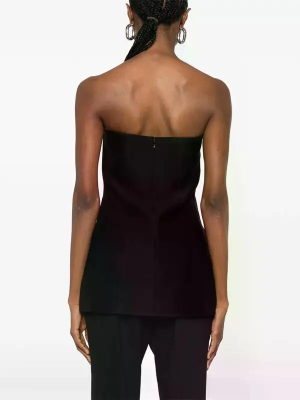 TOTEME Strapless Pocket Top - Black