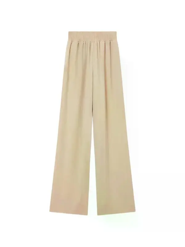 JOSEPH Nour High-rise Wide-leg Trousers - Neutrals