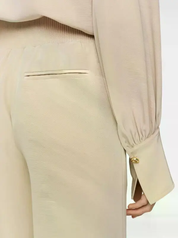 JOSEPH Nour High-rise Wide-leg Trousers - Neutrals