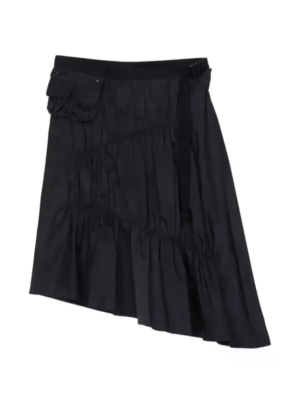 3.1 Phillip Lim Ruffles Pocket-detail Asymmetric Skirt - Blue