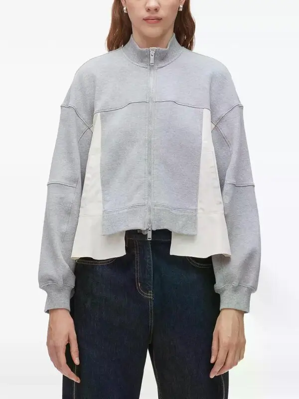 3.1 Phillip Lim Zip-up Panelled Sweater