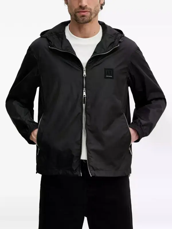 Armani Exchange Logo-patch Hooded Jacket