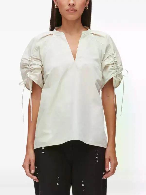 3.1 Phillip Lim V-neck Top With Drawstring