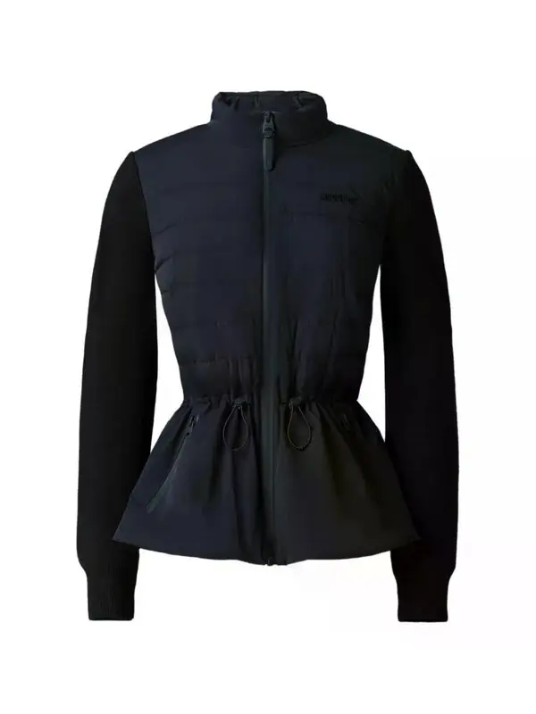 Mackage Quilted Peplum Hybrid Jacket - Black