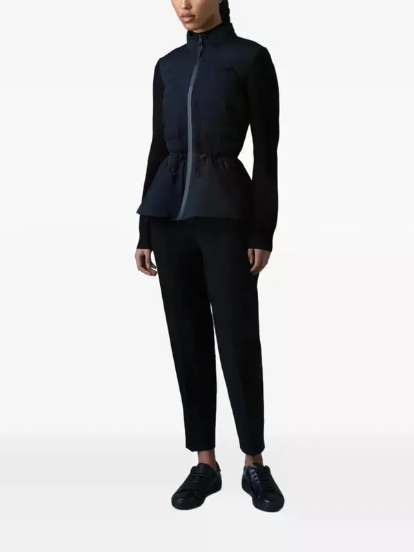 Mackage Quilted Peplum Hybrid Jacket - Black