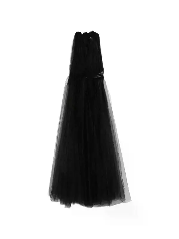 Alchemy Fashions Halterneck Tulle Maxi Dress
