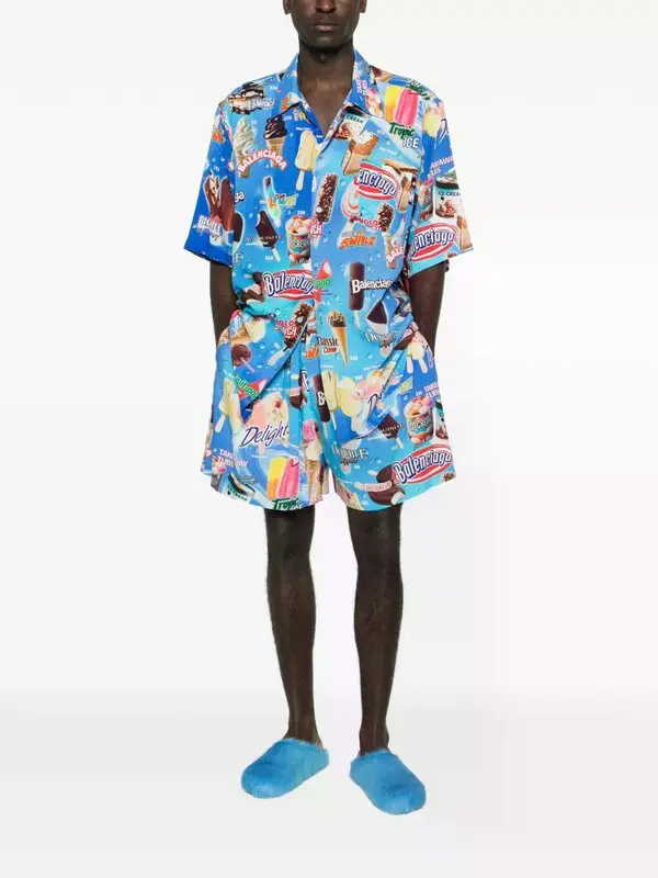 Balenciaga Sweet Treat Short-sleeves Shirt