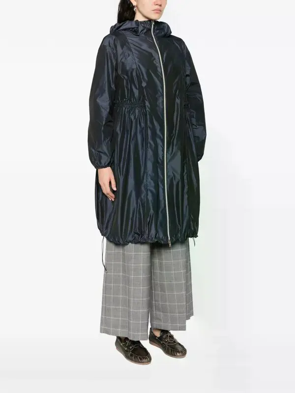 Herno Zip-up Hooded Parka - Blue