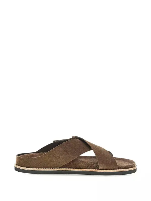 Paul & Shark Crossover Suede Slip-on Sandals