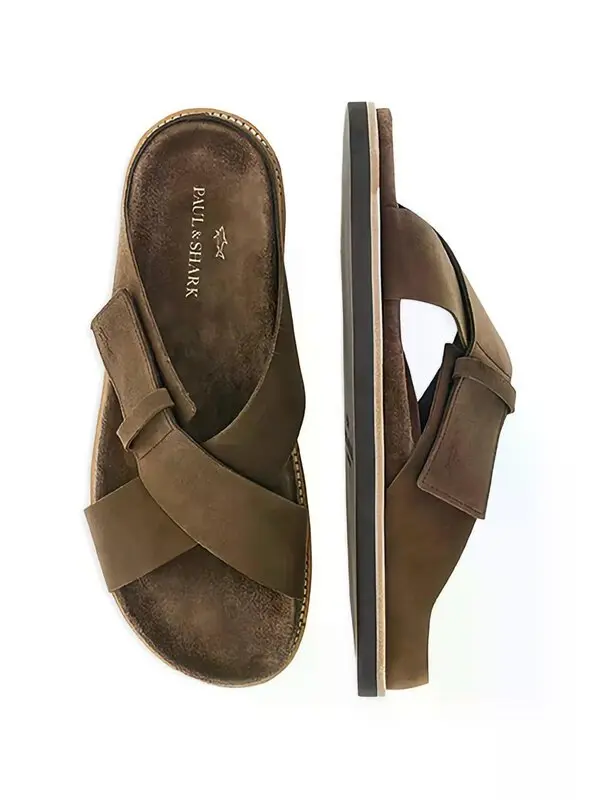 Paul & Shark Crossover Suede Slip-on Sandals